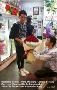 Visit from Mediacorp Artistes