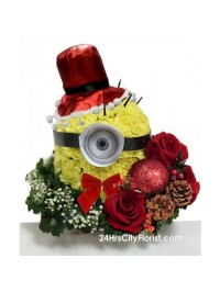 Minion Flower Art Arrangement - Tell her she is ONE IN A MINION with ...
