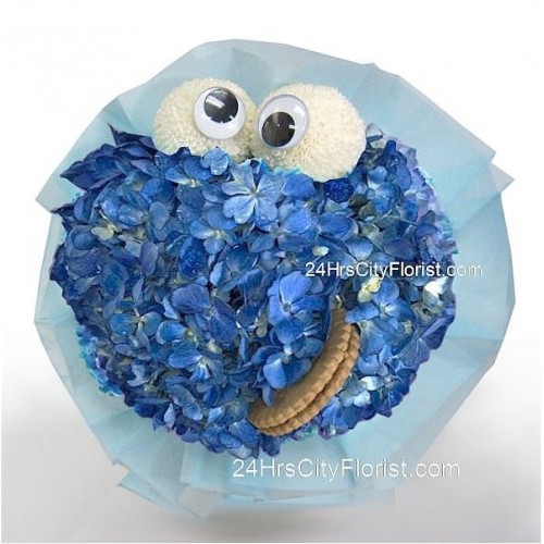 Cookie Monster Hydrangea Bouquet